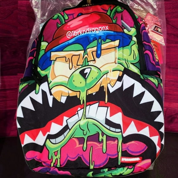 Sprayground | Bags | Nwt Money Bear Backpack Sprayground Water Proof ...